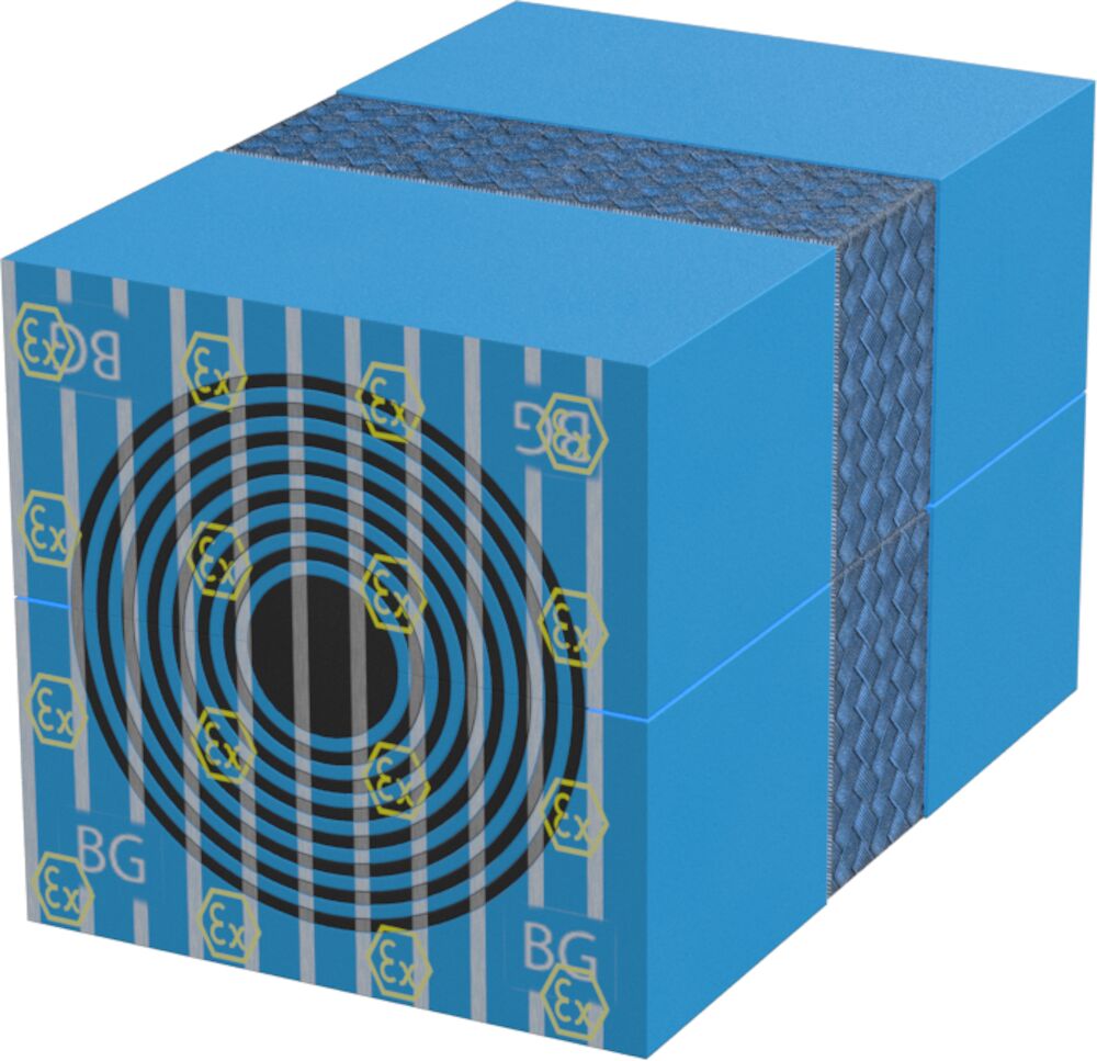 Roxtec RM BG™ Ex module with Multidiameter™ | Roxtec Global