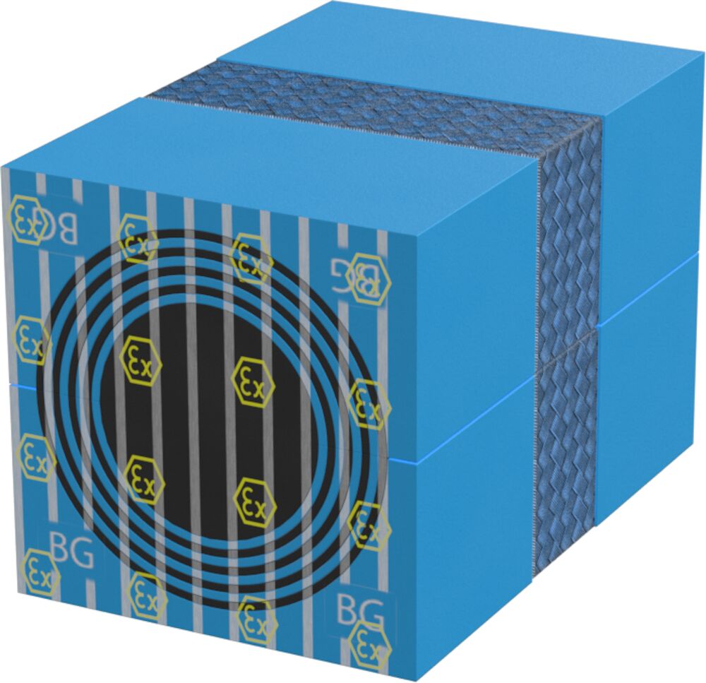 Multidiameter™（多径）Roxtec RM BG™ 防爆模块 | Roxtec 中国