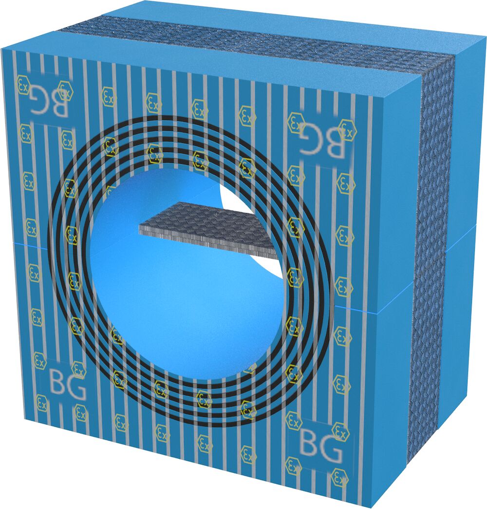 Roxtec RM BG™ Ex module met Multidiameter™ | Roxtec BV Nederland