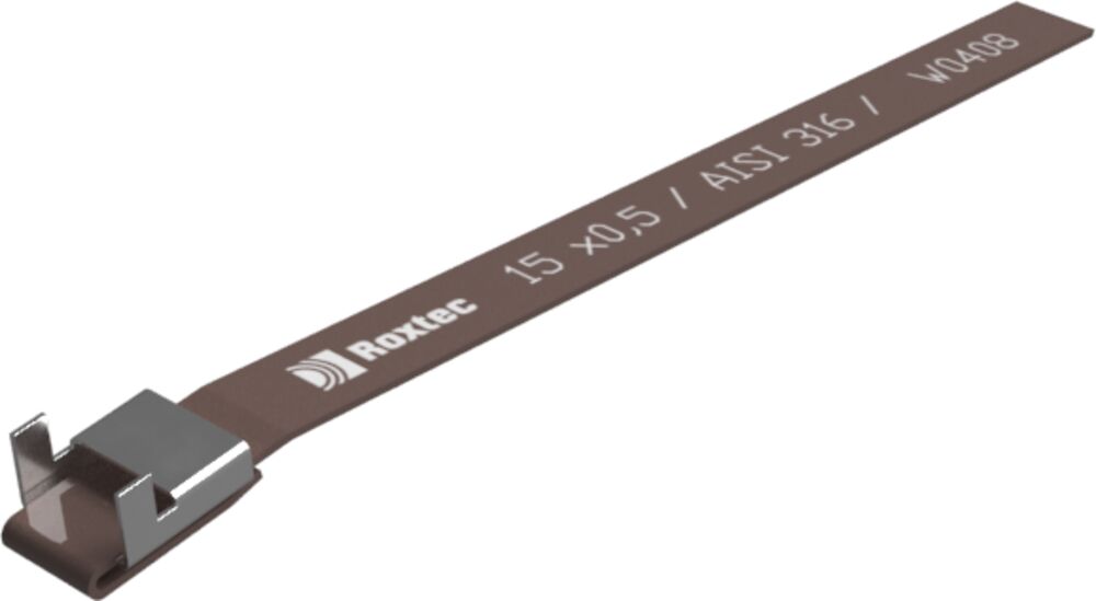 STRAP 15x0,5 BROWN/AISI316 L=300 - GK000000100046 | Roxtec India
