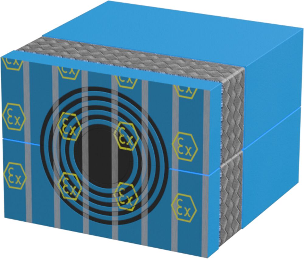 Roxtec CM BG™ Ex module with Multidiameter™ | Roxtec Inc US